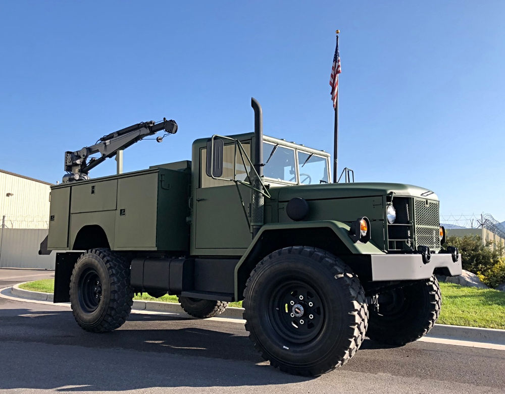 M35A2 Bobbed 2.5 Ton 4x4 w/IMT Crane- Shipped to Colorado