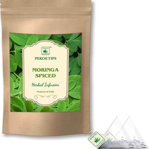 Moringa Spiced Infusion - 20 Pyramid Bags | Pekoe Tips Tea