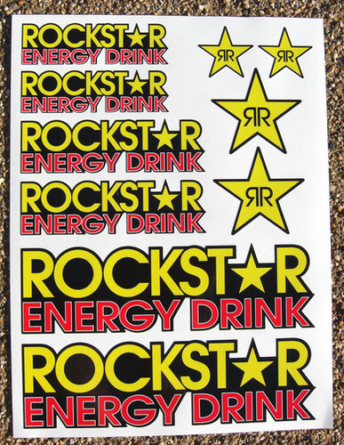 ROCKSTAR 10th scale RC Decals Stickers Tamiya Traxxas HPI SC8 ...