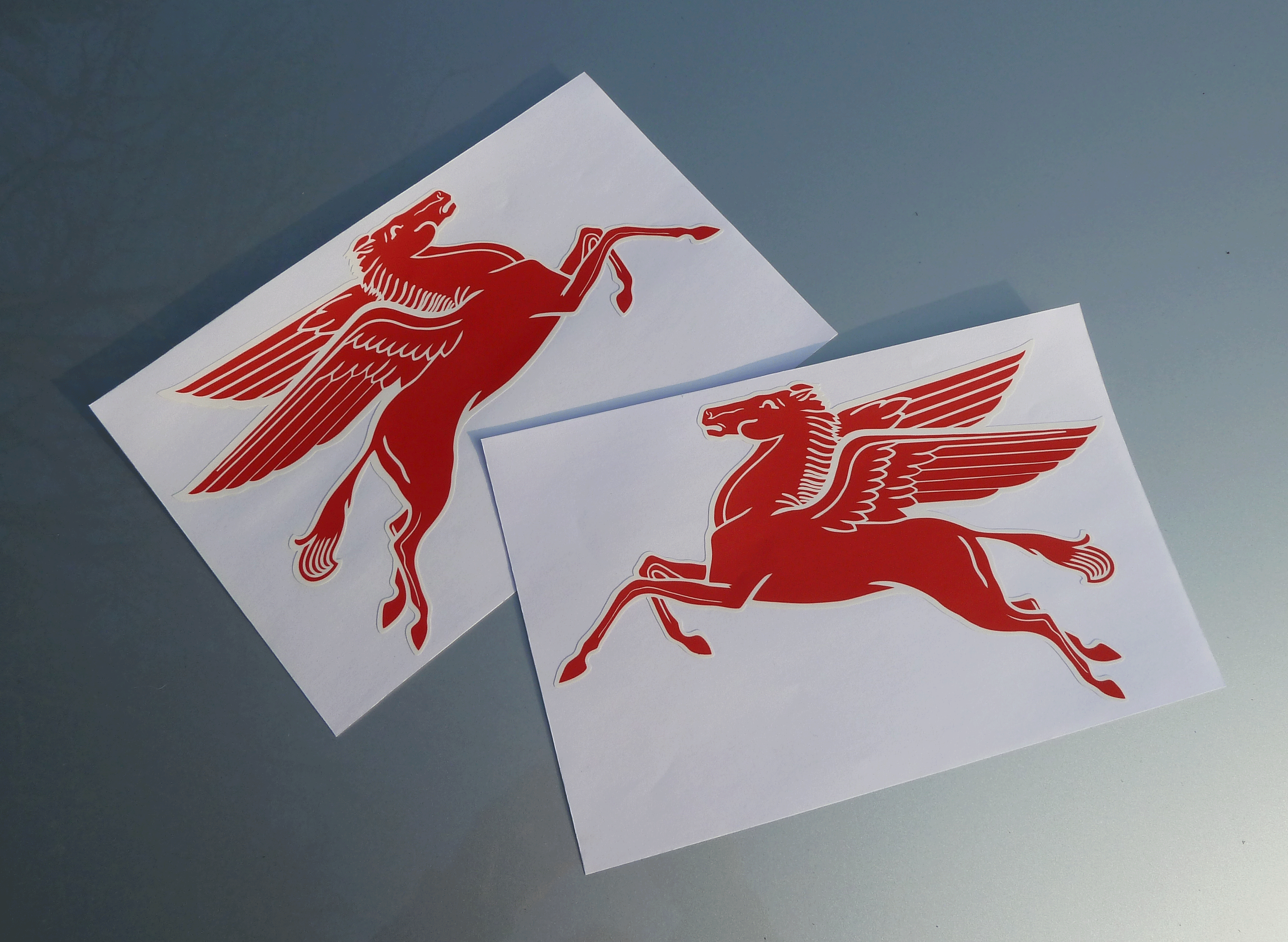 Mobil PEGASUS stickers ideal for Classic Vintage race cars Porsche ...