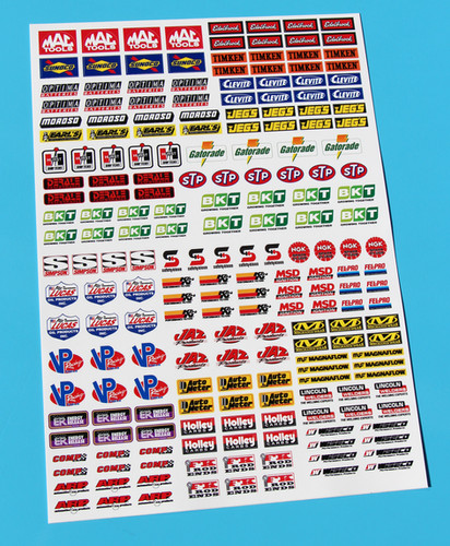 RC MONSTER TRUCK 10th 1:10 Radio Control scale Sponsor logo stickers ...