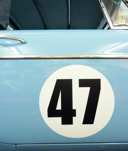 CLASSIC VINTAGE CAR RACE RALLY NUMBERS 30cm PAIR MG MGA MGB TRIUMPH ...