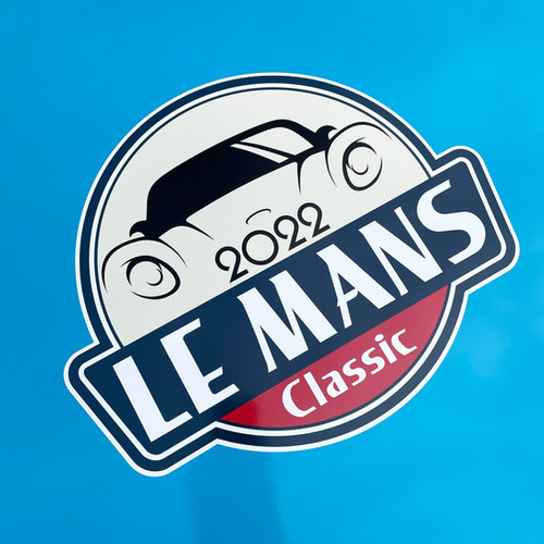 LE MANS CLASSIC 24 HOURS 2022 LARGE PAIR of roundel stickers decals ...