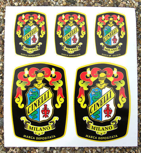 Cinelli Crest Vintage Cycle Bike Frame Decals Stickers ...