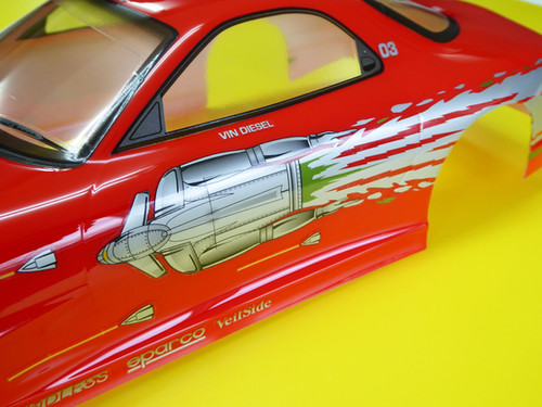 RC 10th scale FAST AND FURIOUS MAZDA RX7 VIN DIESEL stickers decals ...