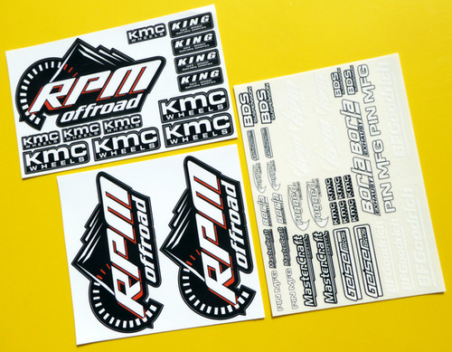 RC UNLIMITED DESERT RACER large scale stickers decals ideal for TRAXXAS ...
