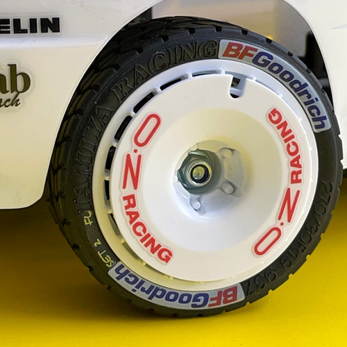 RC 10th Scale WHEEL AND TYRE RACE RALLY LOGO stickers decals Turbo Fans ...