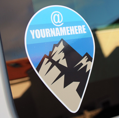 Personalised camper van motor home caravan name stickers, print your ...