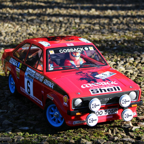 RC 10th 1:10 scale Roger Clark Cassock ESCORT MK2 1976 RAC RALLY ...