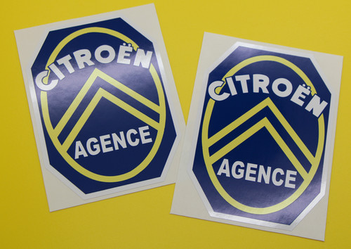 CITROEN CLASSIC AGENCE stickers 2CV, DS, AMI, SM, Traction Avant, Dyane ...
