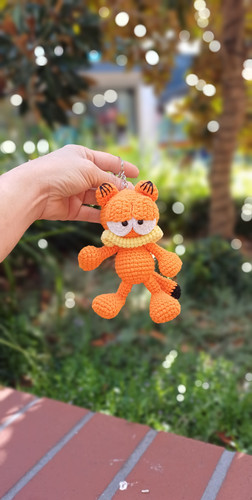 Crochet Orange Cat Keychain | Hello Crochet