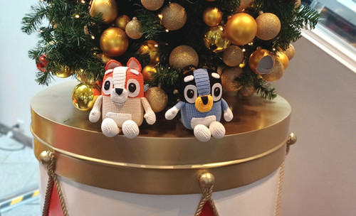 Aorable Bluey And Dingo Amigurumi Plush | Hello Crochet