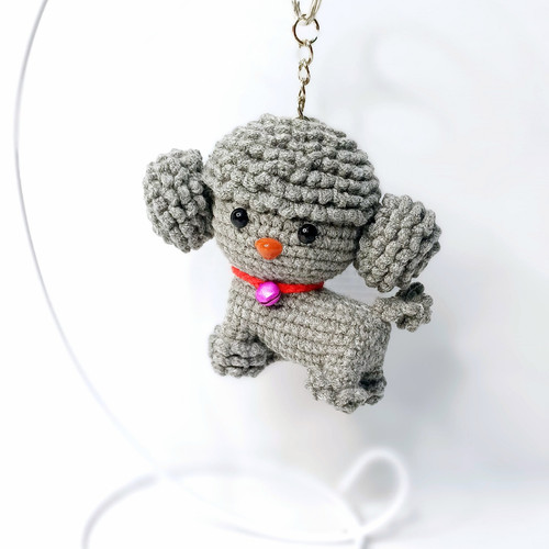 Poodle Keychain | Hello Crochet