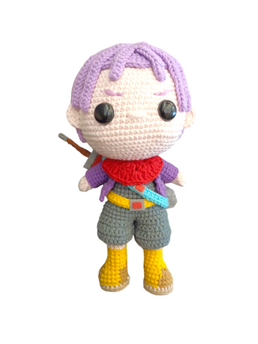 Handmade Crochet Dragon Ball Trunks Doll Anime Australia Keepsake ...