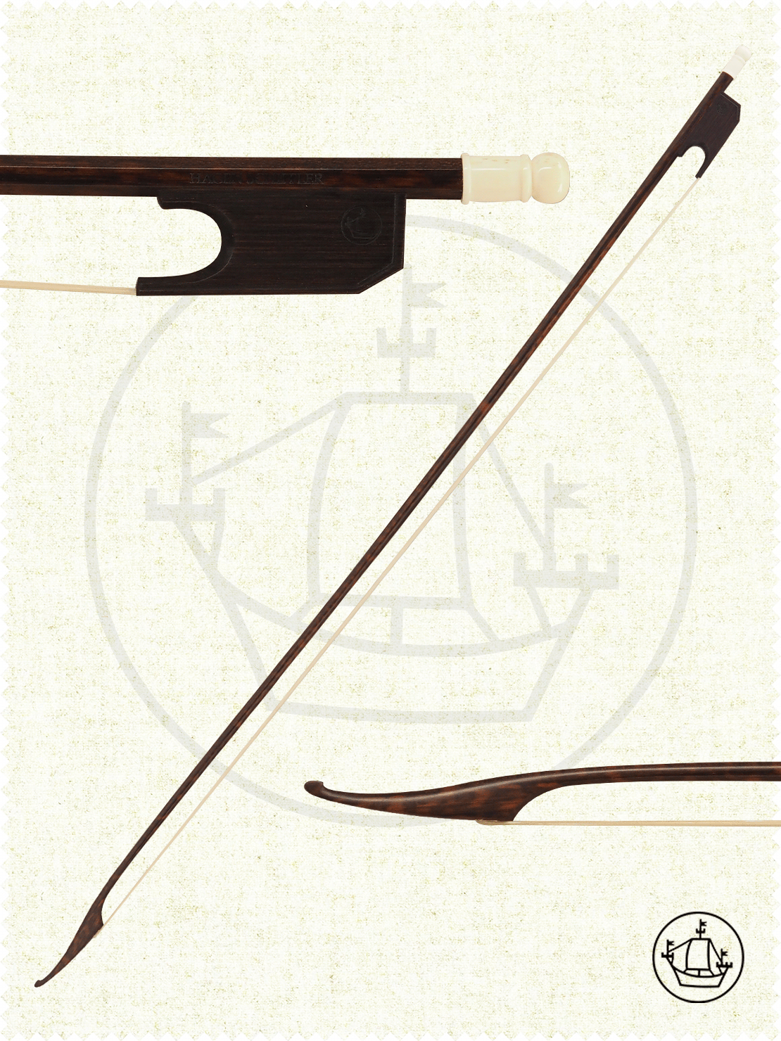 Tononi Model for Viola or Alto Gamba | www.barockbogen.de