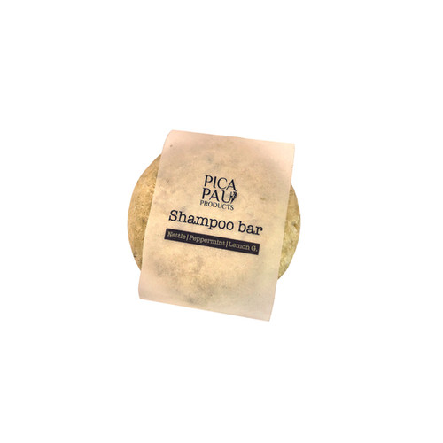 Shampoo bar Nettle|Peppermint|Lemon grass 80Gr. | Pica Pau Products