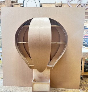 Open hot air balloon with sailboard | Gib’s On It