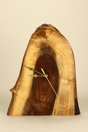 Live Edge Black Walnut Clock | Ebeniste Treasures