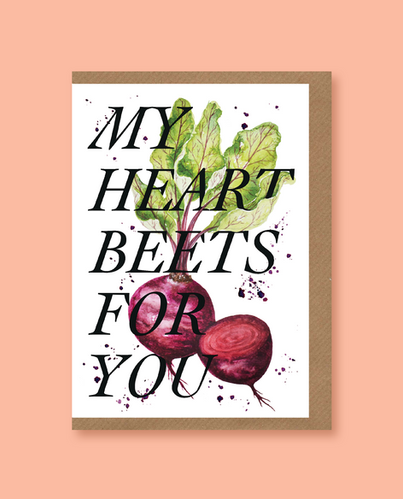 My Heart Beets For You card | Studio Frewb