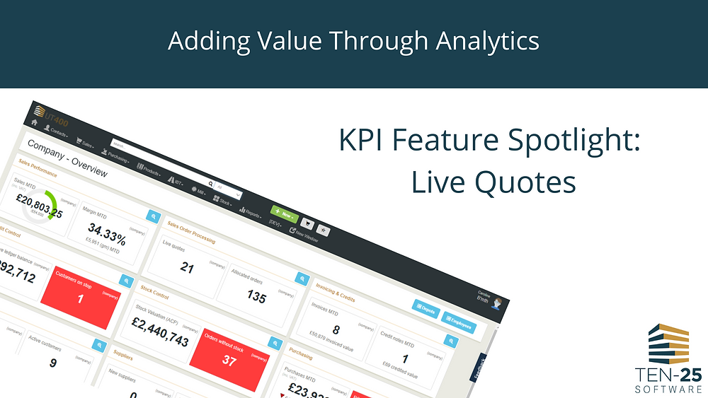 KPI Feature Spotlight: Live Quotes