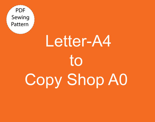 PDF Sewing Pattern- A0 file Conversion | rayena
