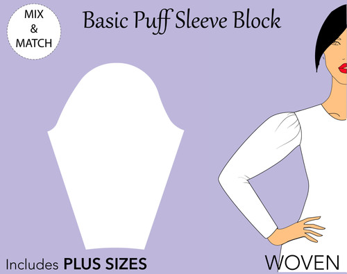 Women’s Puff Sleeve Pattern | rayena