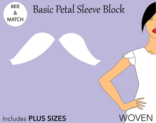 Women’s Petal Sleeve Pattern | rayena