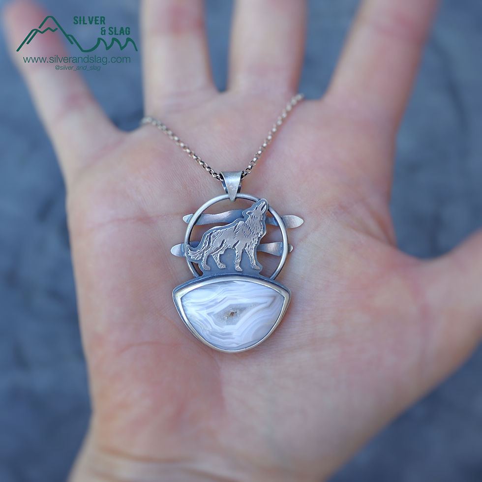 Necklaces | Silver & Slag