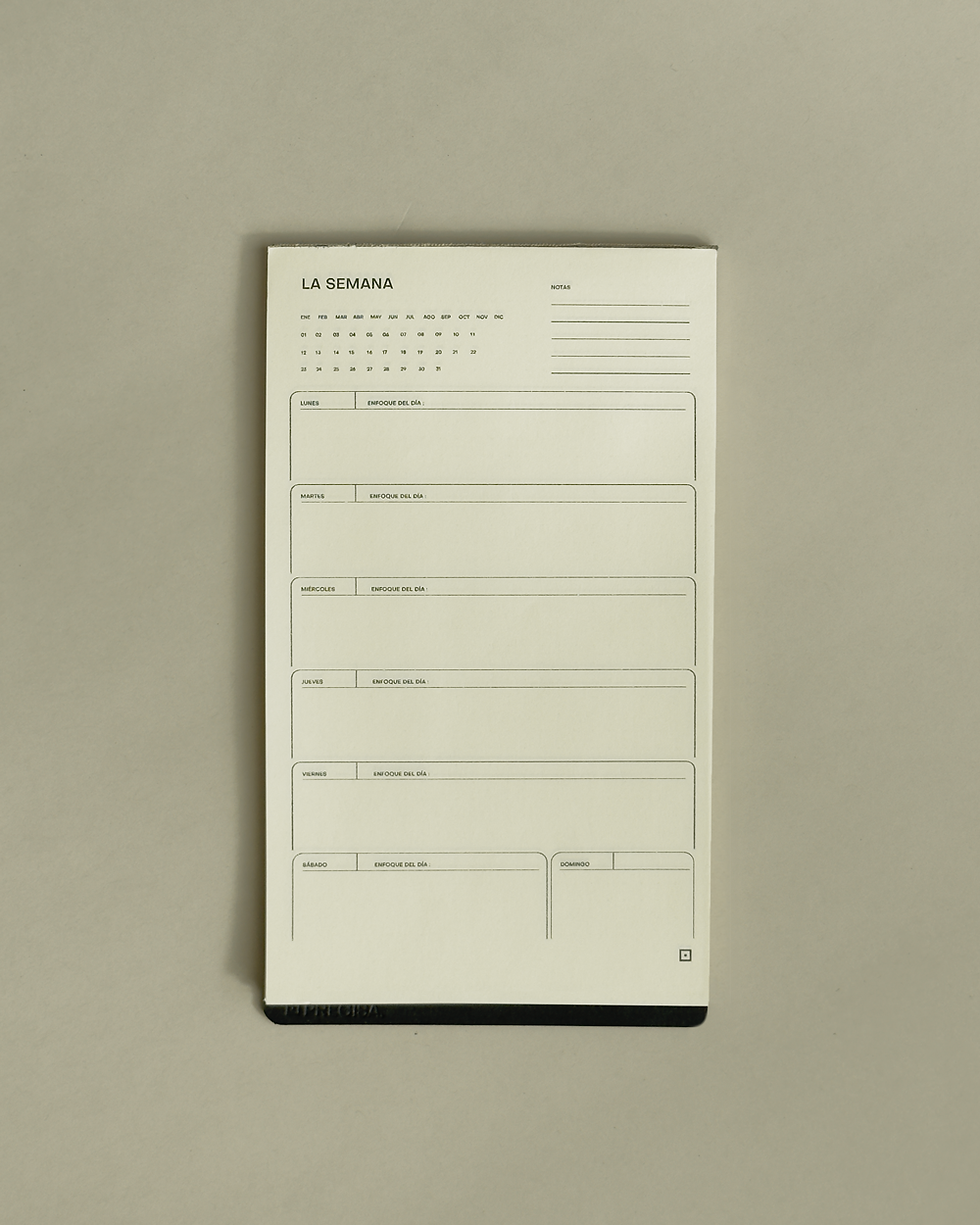 Notepad LA SEMANA | Versión TDAH | PRECISA.