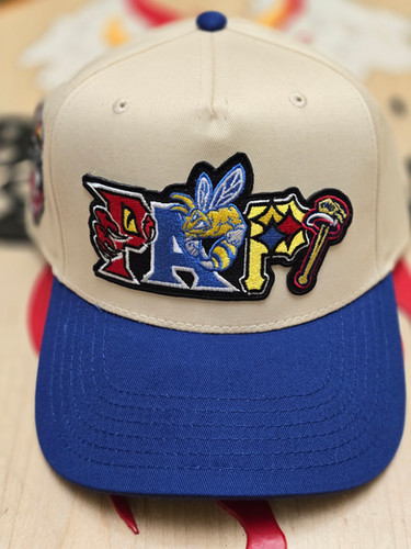 IT'S PAPI BABY SNAPBACK BLUE/KHAKI (Single Patch) | Big Papis Smokehouse