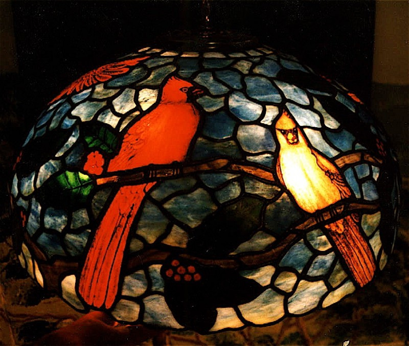 Cardinal Custom Lampshade