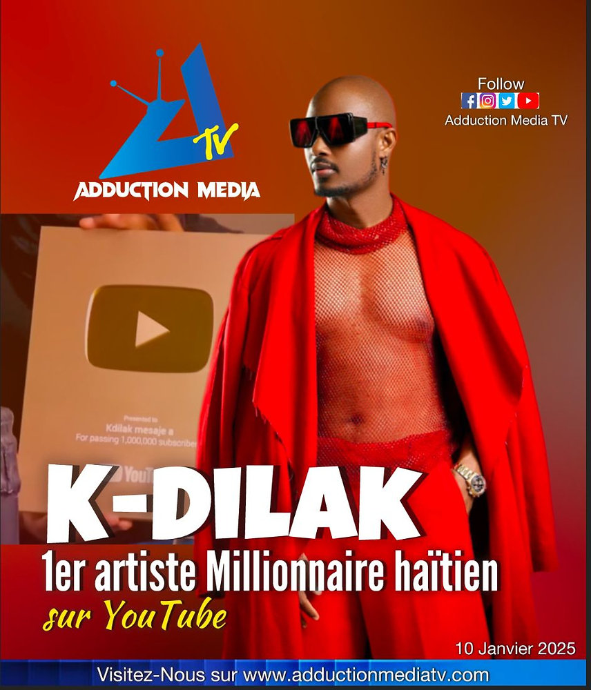 K-Dilak !er artiste Millionaire haitien.