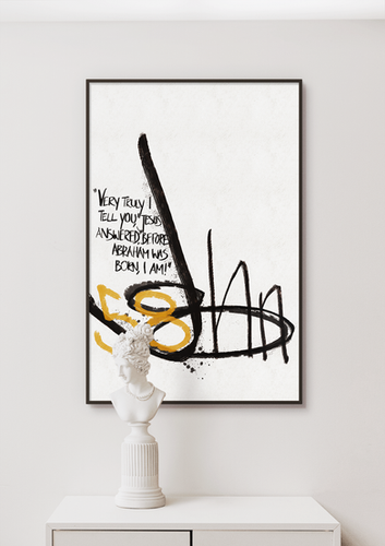 Digital Print - Jesus Is God Scripture -John 8:58 | JesusLife Co.