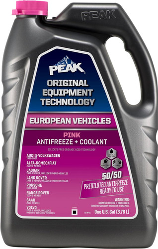 Peak Coolant 50/50 OET European Rosado Galon | Grupo BPL