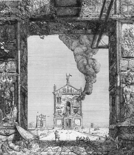 LE TEMPLE INCENDIÉ | musée mohlitz