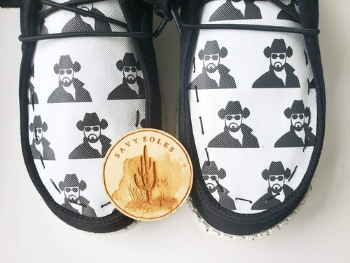 RIP YellowStone Custom Hey Dude shoes Free Shipping | Savy Soles