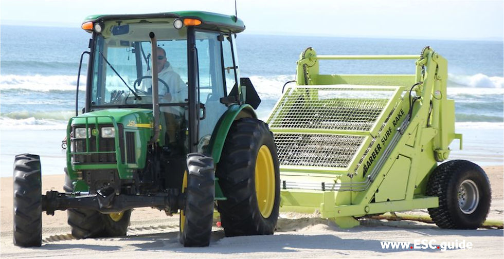 19/08/19: The Barber SURF RAKE 600HD Beach Cleaning Machine