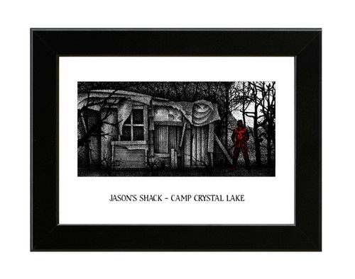 Friday the 13th Part 2 - Jasons Shack - Framed Art Print ...
