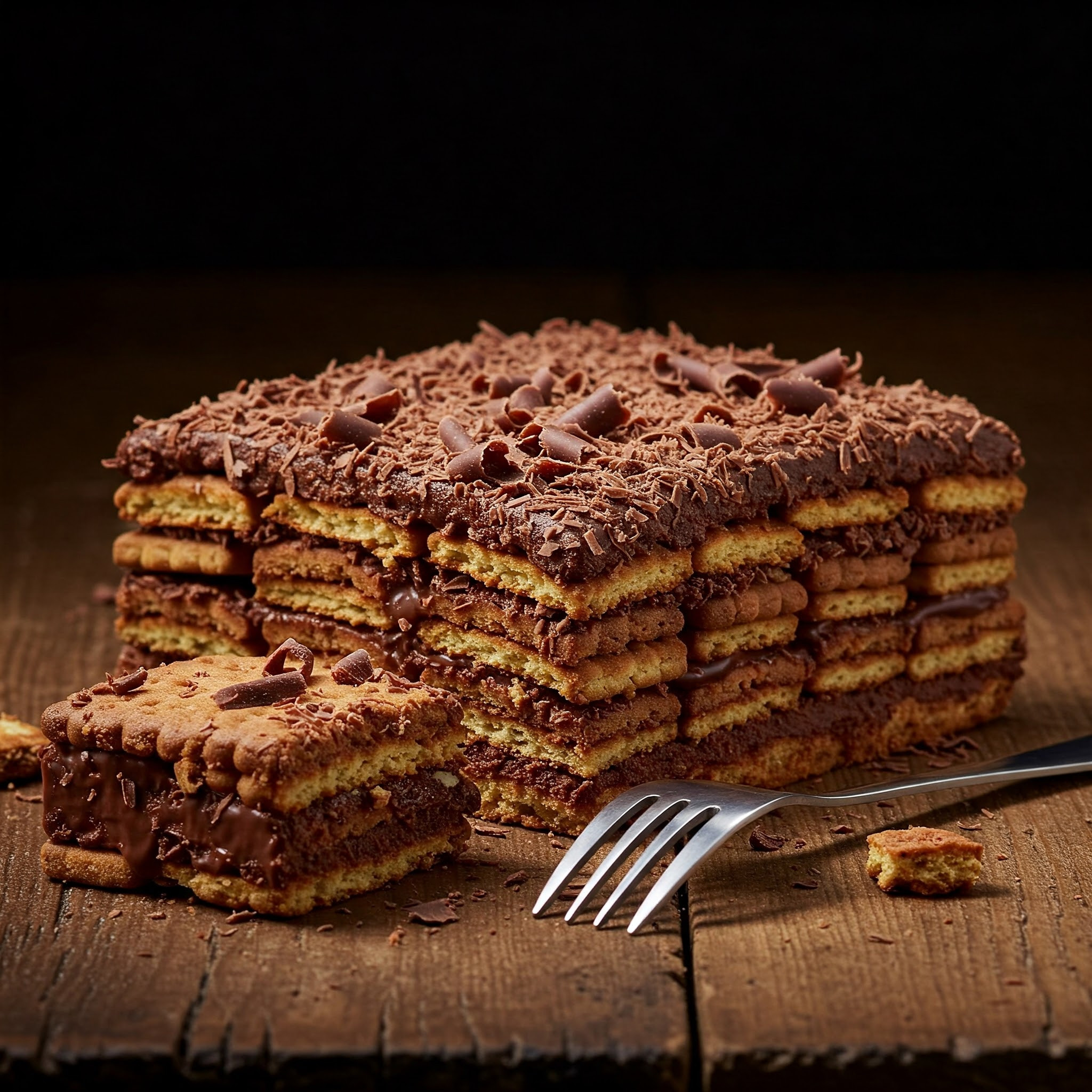 Receitas -Pavê de Chocolate