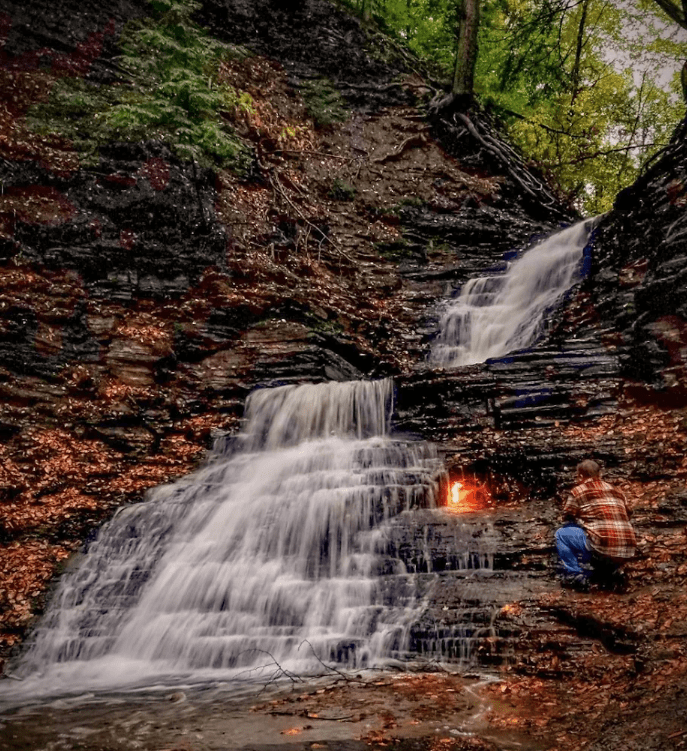 Exploring Eternal Flame Falls | Great American Hikes
