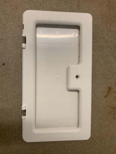 Battery box door frame | Kirk Caravan Service
