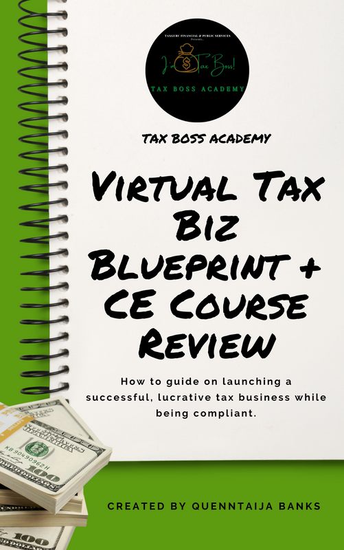 Virtual Tax Biz Blueprint + IRS CE Course Review | Tax Boss Academy