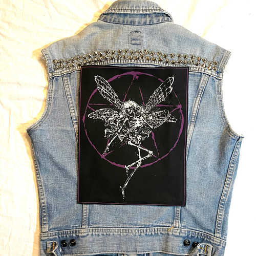 Skeleton Fairy Back Patch | Lewis Mayhem