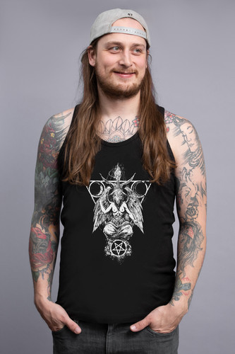 Baphomet Unisex Tank Top | Lewis Mayhem
