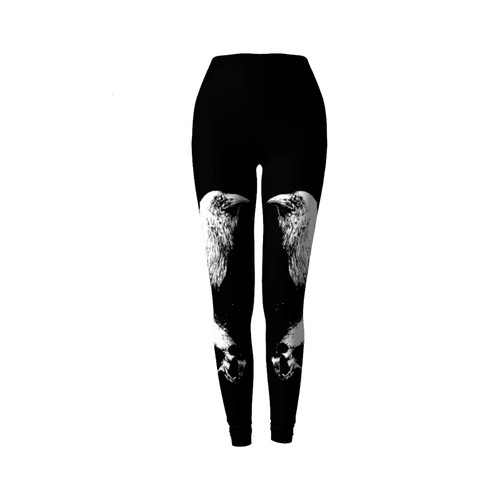 White Raven Leggings | Lewis Mayhem
