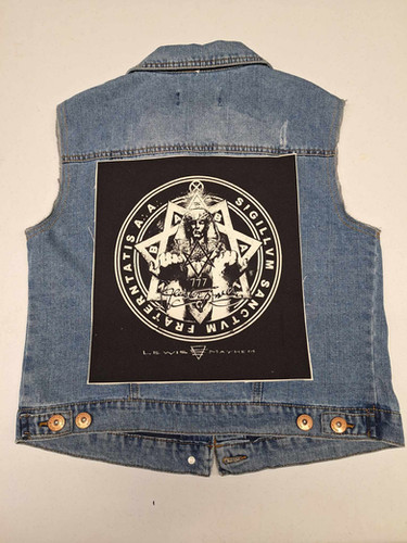 Aleister Crowley BACKPATCH | Lewis Mayhem
