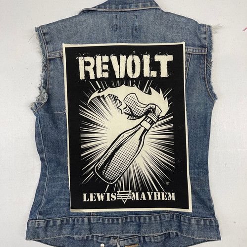 Molotov Cocktail BACKPATCH | Lewis Mayhem