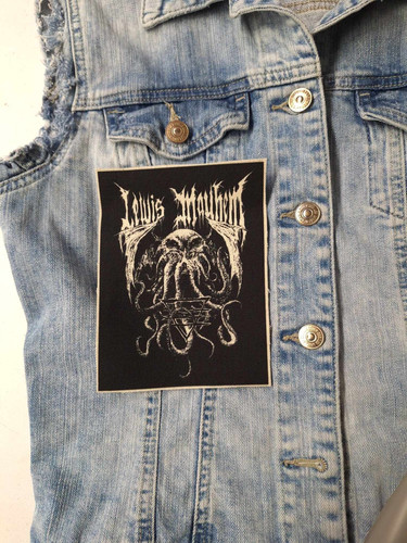 Metal Cthulhu Canvas Patch | Lewis Mayhem