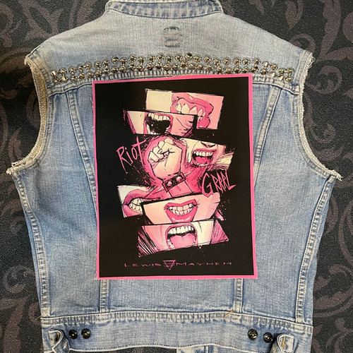 RIOT GRRRL BACKPatch | Lewis Mayhem
