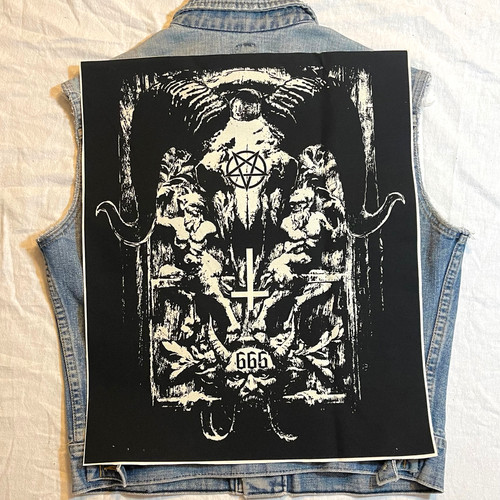 666 XXL Back Patch | Lewis Mayhem